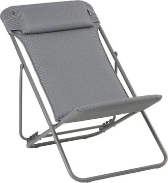Lafuma Liegestuhl Maxi Transat, Silber