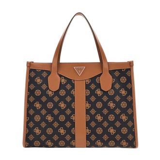 Guess Silvana Tote Bag - - Bags - Damen - Braun - ONE SIZE
