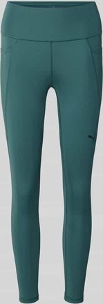 Puma Skinny Fit Sport-Leggings mit Logo-Print