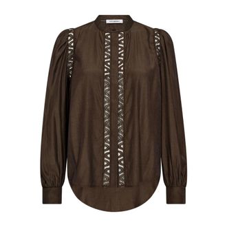 Co'Couture Damen, Blusen & Hemden, Braun, SGr&ouml;&szlig;e