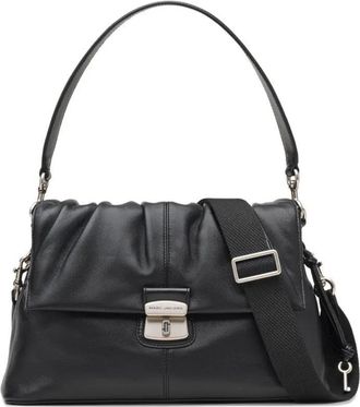 Marc Jacobs Hobo Bags - Shoulder Bag In Ruched Black Lamb Leather - Gr. unisize - in Schwarz - f&uuml;r Damen