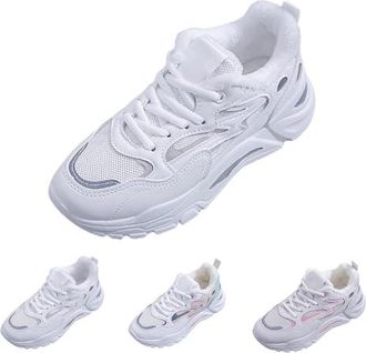 Generic Chaussures de course pour femme - Doublure chaude - L&eacute;g&egrave;res - Antid&eacute;rapantes - Respirantes - Chaussures de jogging - Chaussures de course sur route - 