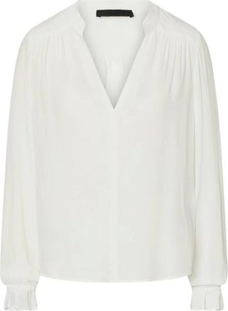 Liu Jo Femme, Blouses et Chemises, Blanc, Taille: 42 FR Blouse Georgette