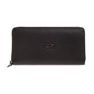 Diesel Homme, Accessoires, Brun, Taille: ONE Size Hissu EVO Continental ZIP Wallet