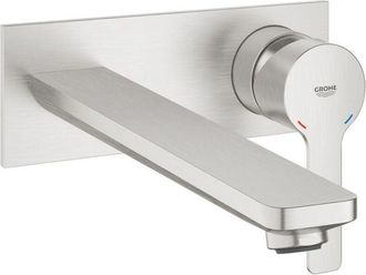 GROHE Lineare 2-Loch Waschtischbatterie, Wandmontage, Ausladung - Grohe