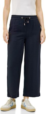 Cecil Damen B378996 Wide Leg Hose, Universal Blue, XXL / 26L