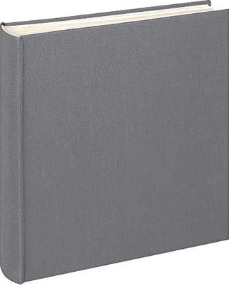 Walther Design Fotoalbum anthrazit-dunkelgrau 30 x 30 cm Leinen, Cloth FA-508-T