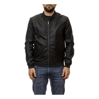 Censured Homme, Vestes, Noir, Taille: M Giubbotto Bomber en Cuir V&eacute;ritable