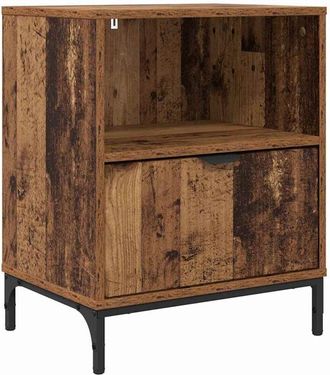 vidaXL Nachttisch mit Schubladen Altholz 49 x 36 x 61 cm Holzwerkstoff vidaXL