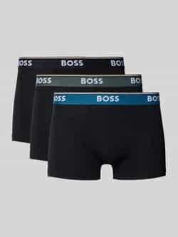 HUGO BOSS Trunks mit Logo-Bund im 3er-Pack