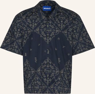 HUGO BOSS Hugo Resorthemd Eligino Comfort Fit blau