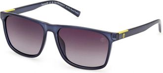 Timberland unisex, Accessoires, Bleu, Taille: 59 MM Lunettes de Soleil Bleu Fum&eacute; Polaris&eacute;es Tb9312