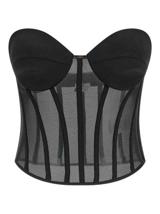 Elisabetta Franchi Top - Schwarz