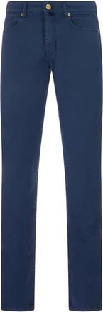 Incotex Homme, Jeans, Bleu, Taille: W34 Jeans Slim-fit Stretch