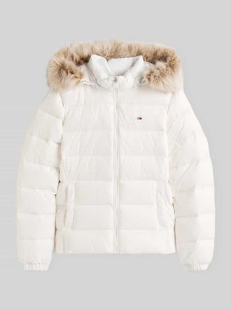 Tommy Jeans Regular Fit Daunenjacke mit Kunstfell