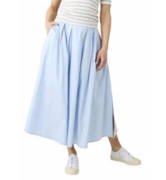 Knowledge Cotton Apparel Pleated W - Rock - Damen