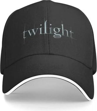 Generic Casquette de Baseball pour Hommes, Casquette Twilight-Logo, Casquettes Mode Adulte, Chapeaux de Soleil, Casquettes de Soleil en Polyester Respirante, 