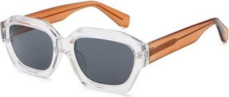 Generic Lunettes De Soleil Tendance, Sportives Et D&eacute;coratives For Hommes Et Femmes, Id&eacute;ales For Les Vacances &Agrave; La Plage.(Clear)