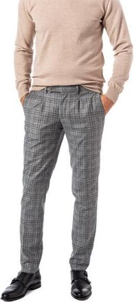 Hiltl Herren Bundfaltenhose grau Schurwolle