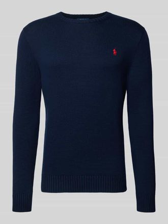 Polo Ralph Lauren Strickpullover mit gerippten Abschl&uuml;ssen