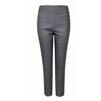 D.exterior Femme, Pantalons, Gris, Taille: 36 FR Slim-fit Pantalons