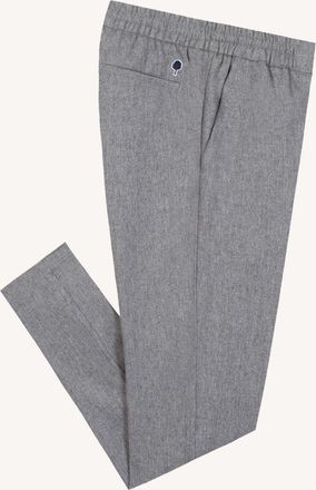 Faguo Pantalon gris chiné laine - DREUILLE