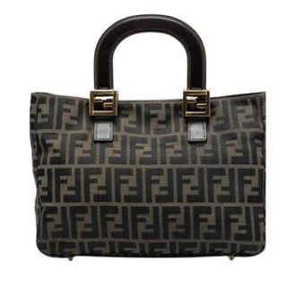 Fendi Pre-owned Canvas Tote - Femme - Pre-owned - Brun - Taille: ONE Size