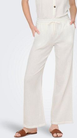 Jacqueline de Yong Schlupfhose JDYTHEIS LIFE WIDE PANT WVN NOOS Baumwolle