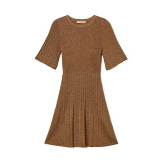 Twinset Damen, Kleider, Braun, MGr&ouml;&szlig;e