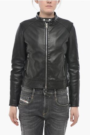 Diesel Leather Jacket L-SUZA-R size Xxs