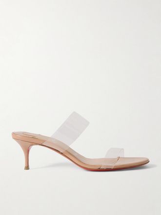 Christian Louboutin Mules En Pvc Just Nothing 55 - Neutres