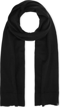 Danish Endurance Merinowolle Schal, Premium Qualität, Merino Winterschal, Warmes Halstuch, Thermo-Schal, Weich & Warm, Unisex, für Damen & Herren, Schwarz, Einheitsgrö