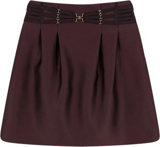 Elisabetta Franchi Femme, Jupes, Brun, Taille: 40 FR Mini-jupe