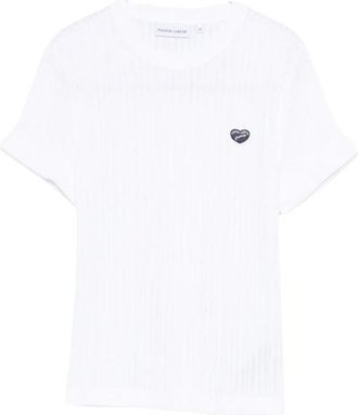 Maison Labiche Femme, Tops, Blanc, Taille: 40 FR T-shirt Zwplelocoeur Maison Labiche