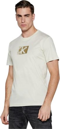 Calvin Klein Homme, Tops, Beige, Taille: L TShirt MC