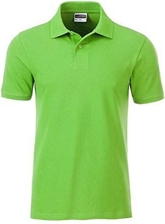 James & Nicholson Homme Polo Bio Coupe Classique (XL, Vert-Citron)