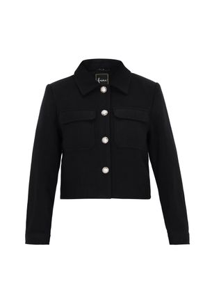 Faina Jacke Frauen Schwarz