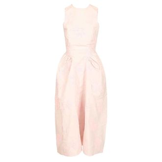 Rotate Rotate Birger Christensen, Femme, Robes, Rose, Taille: 38 FR Robe Midi Florale Brod&eacute;
