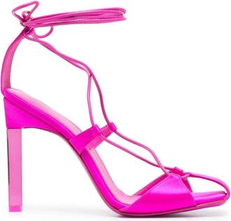 The Attico Femme, Chaussures, Rose, Taille: 36 EU Sandales &agrave; lacets pour femmes