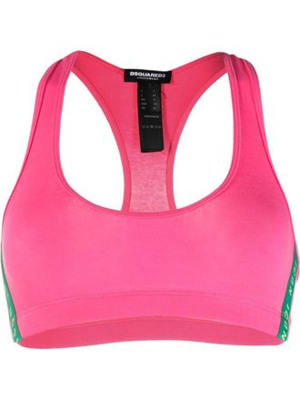 Dsquared2 haut de bikini Icon à design colour block - Rose