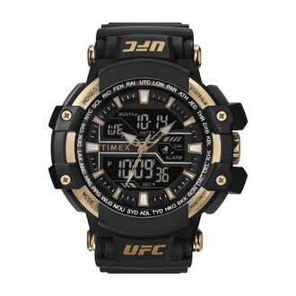 Timex Homme, Accessoires, Noir, Taille: ONE Size Rubber Sport Watch