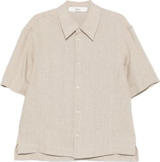 S&eacute;fr Homme, Chemises, Beige, Taille: XL Dao Shirt