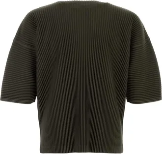 Homme Pliss&eacute; Issey Miyake Colors Sweater - Khaki
