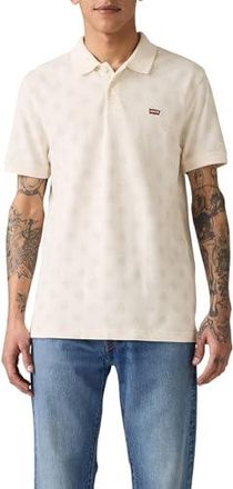 Levi's Homme Polo Housemark Ls Script Geo Egret Pique Neutral L