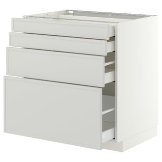 IKEA METOD / MAXIMERA Unterschr., 4 Fronten/4 Schubladen