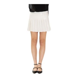 P.A.R.O.S.H. Godot Minirock - - Skirts - Damen - Wei&szlig; - S