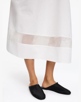 Arket Und Laila Gohar Hausschuh Aus Mesh -Blau