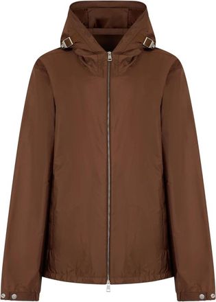 Moncler Homme, Vestes, Brun, Taille: M Coupe-vent &agrave; capuche Remoray