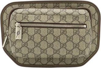 Gucci Sac banane GG Supreme Pre-owned - Homme - Pre-owned - Beige - Taille: ONE Size