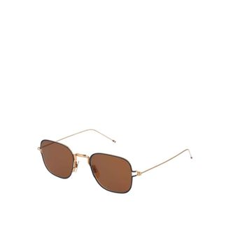 Thom Browne Quadratische Sonnenbrille UV-Schutz - - Accessories - Herren - Gelb - 49 MM